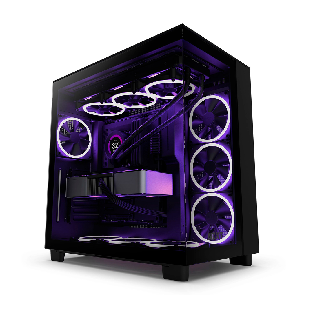Gabinete Gamer Nzxt H Series H9 Flow Negro. | Nzxt