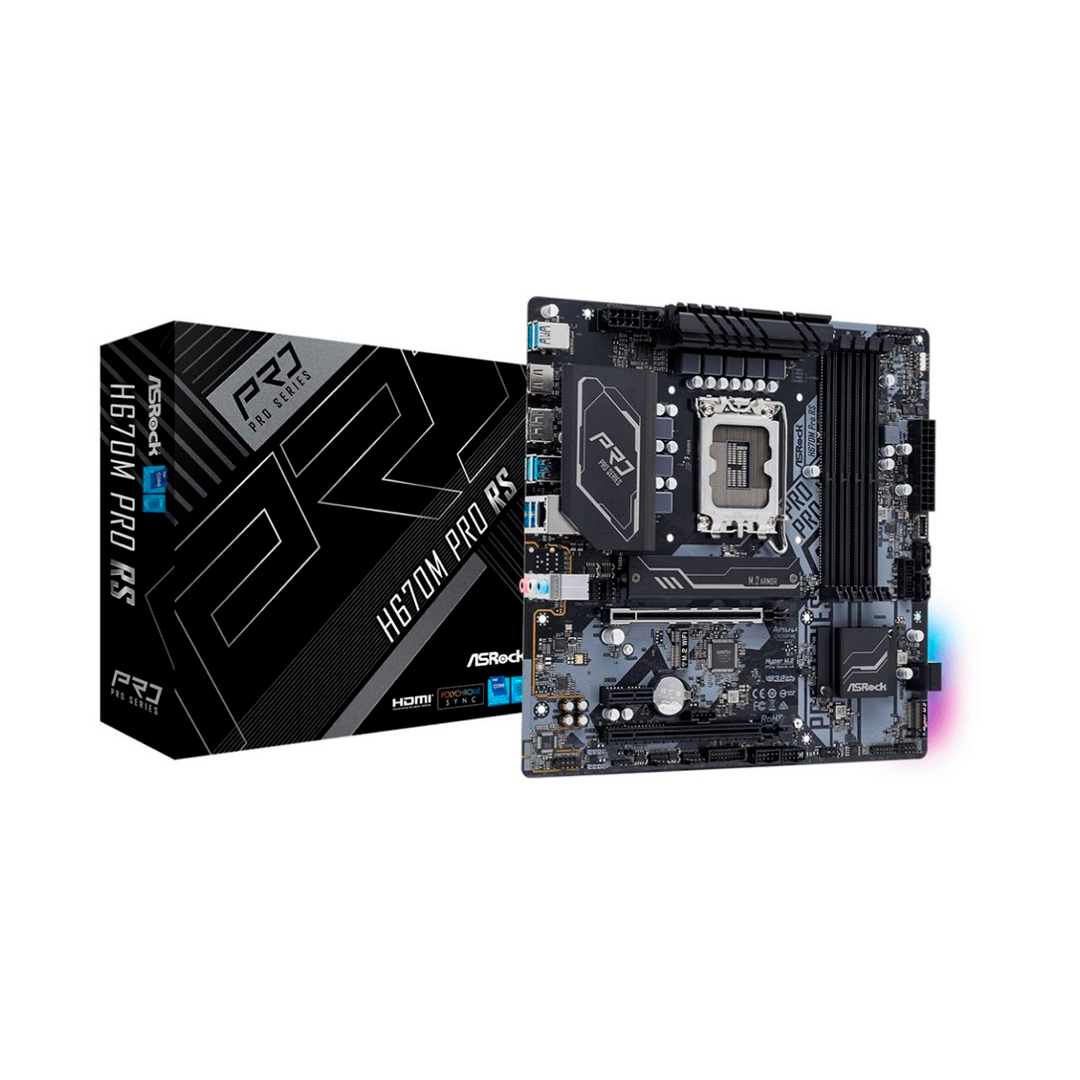 Motherboard Asrock H670M Pro Rs S1700 (90-Mxbhk0-A0Uayz) | Asrock